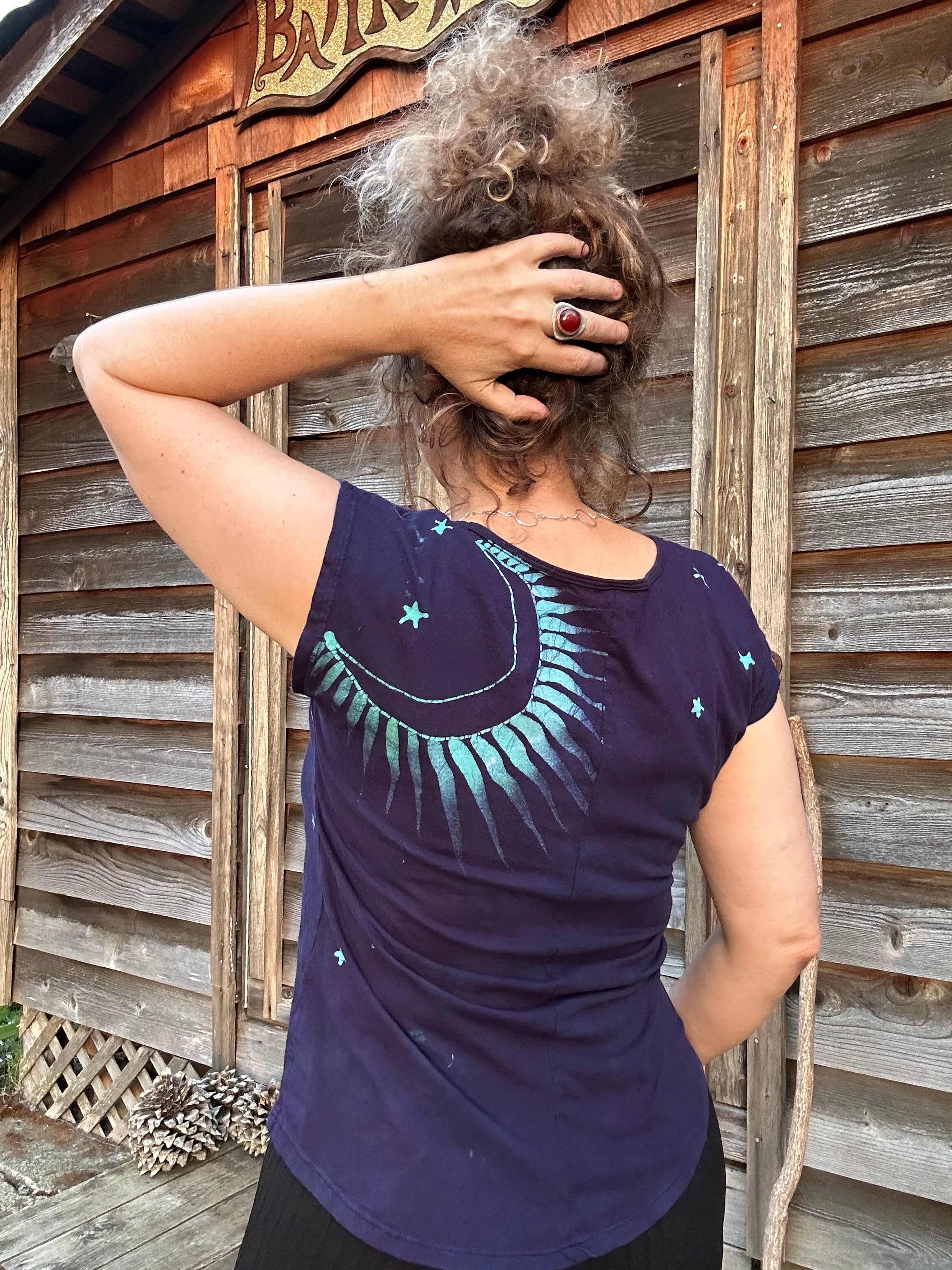 Pacific Moon Handmade Batik Scoop Neck Top – Batikwalla by Victoria